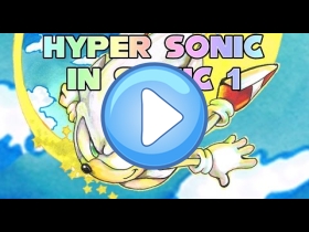 Juega a Super Sonic and Hyper Sonic in Sonic 1🦔💨, de Sonic