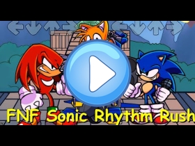 Play FNF: Sonic Rhythm Rush! fanmade🦔💨, from Sonic