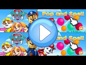 Play Paw Patrol: Pop and Spell🐶🚒, from Paw patrol