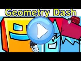 Play FNF VS Geometry Dash Friday Night Funkin for free🎮📏