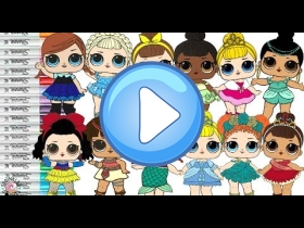 Play LOL dolls as Disney Princesses👶🎉, from LOL Surprise